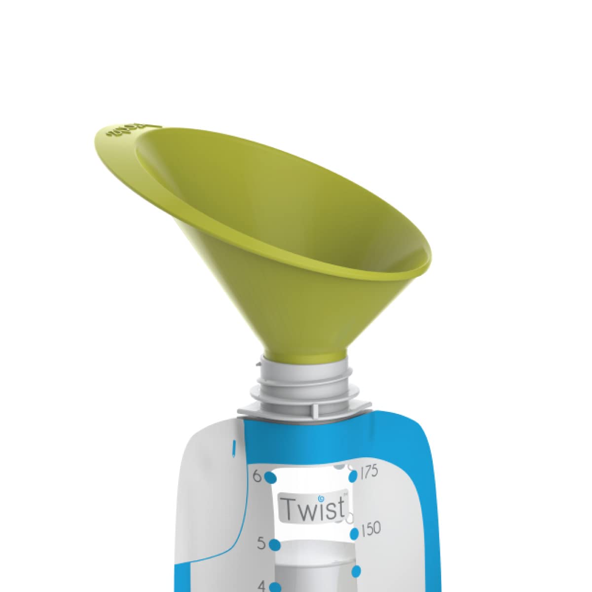 Kiinde Twist Pouch System 2-Piece Funnel Set For Breast Milk, Formula ...