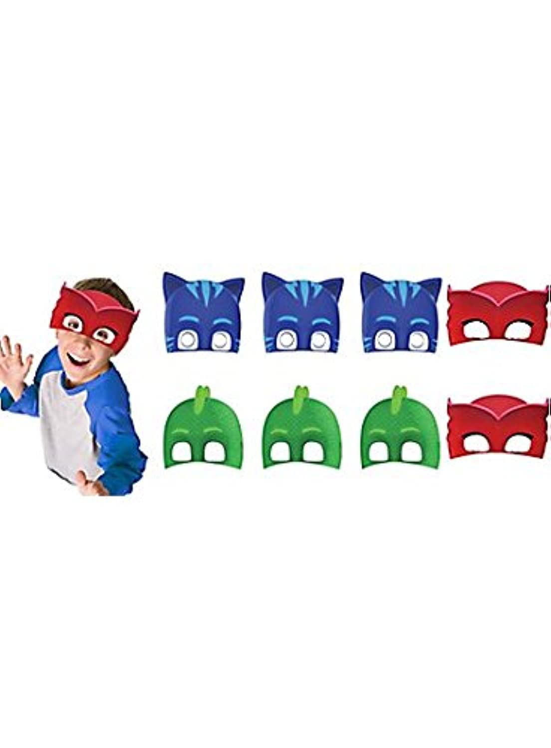 Amscan Pj Masks Paper Masks (16 Count) – Cutebabybuy