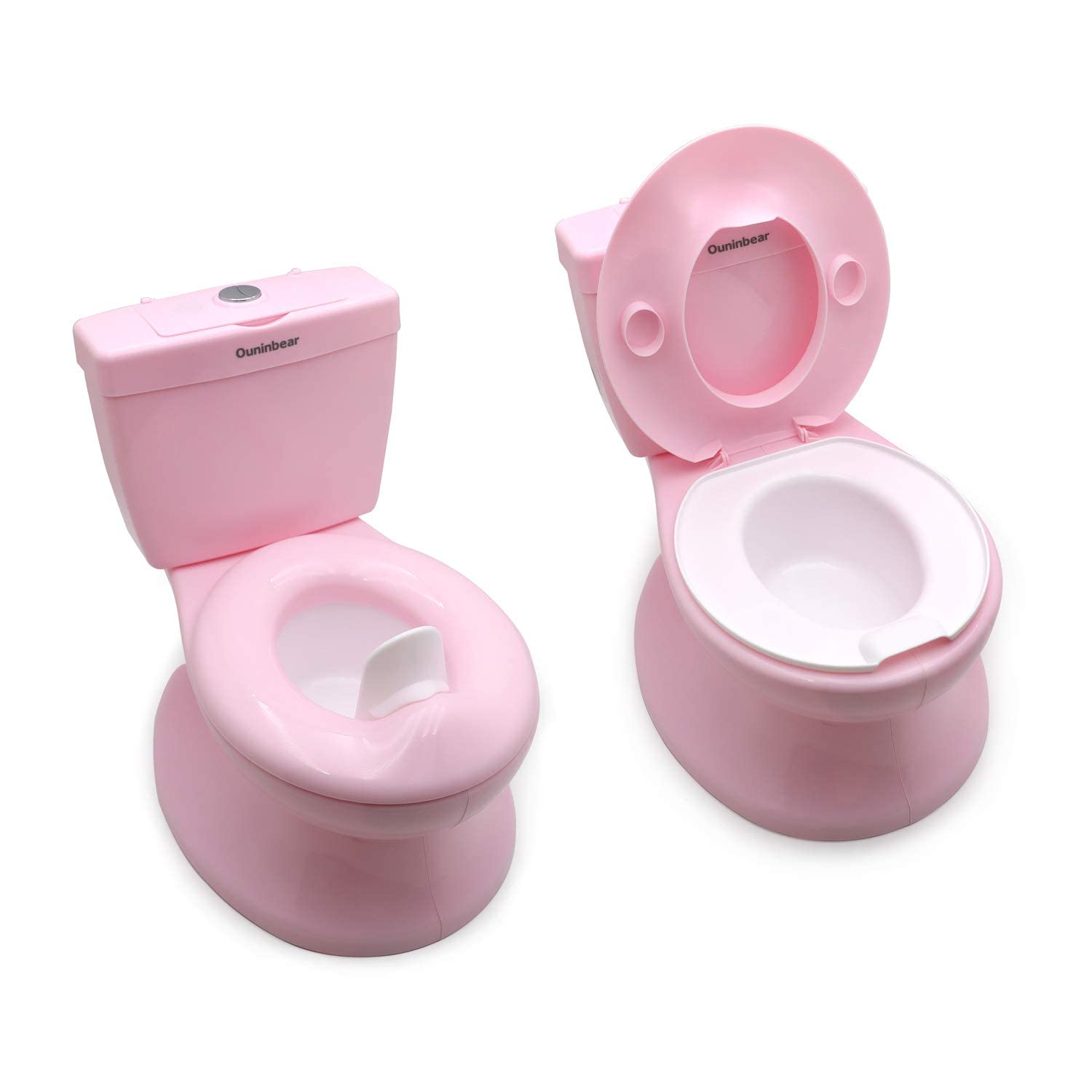 Httmt- Classic Portable Pink Realistic Toddler Potty Training Toilet W ...