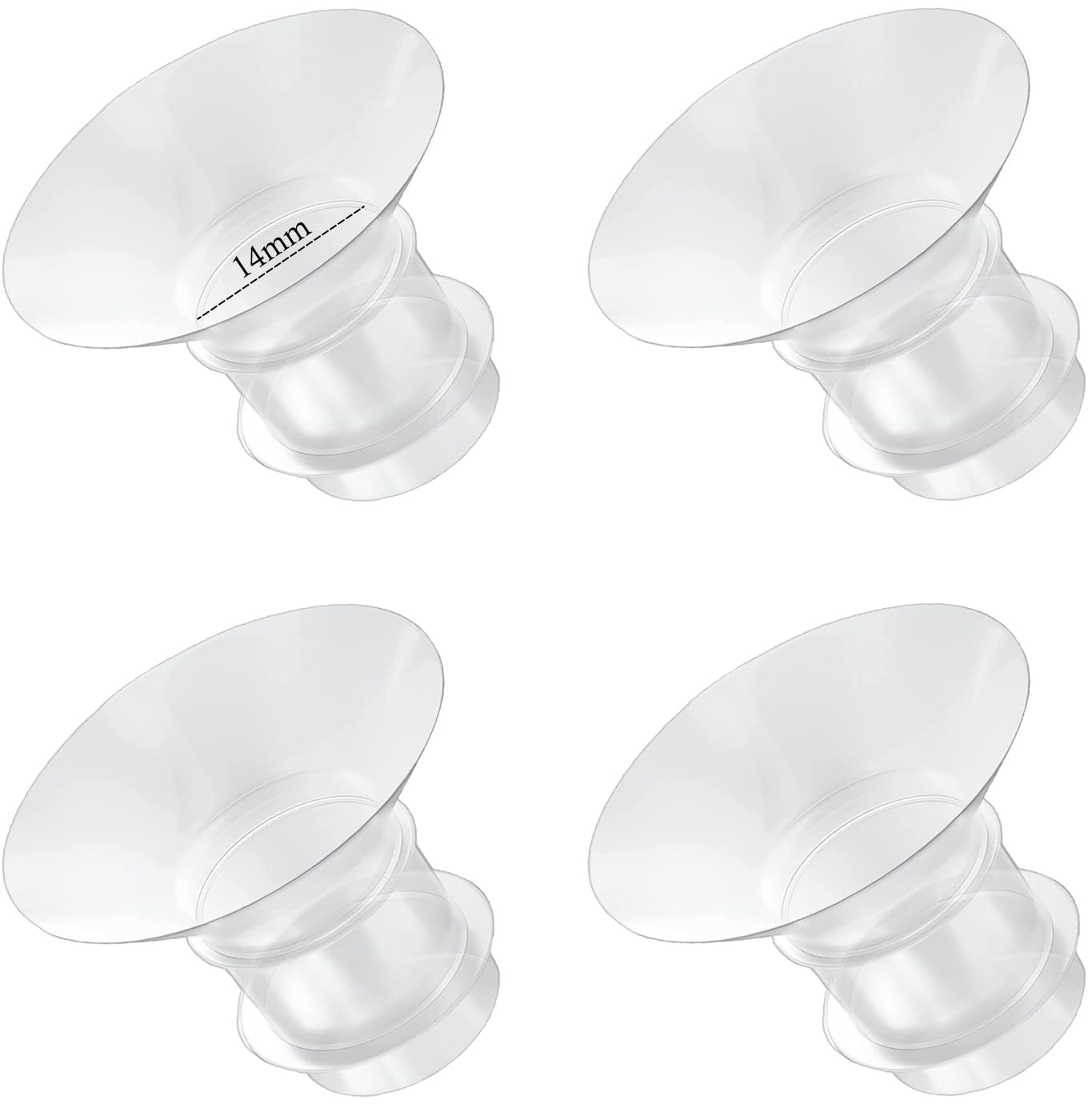 Flange Inserts 14Mm For Medela,Spectra 24Mm Shields/Flanges,Compatible ...