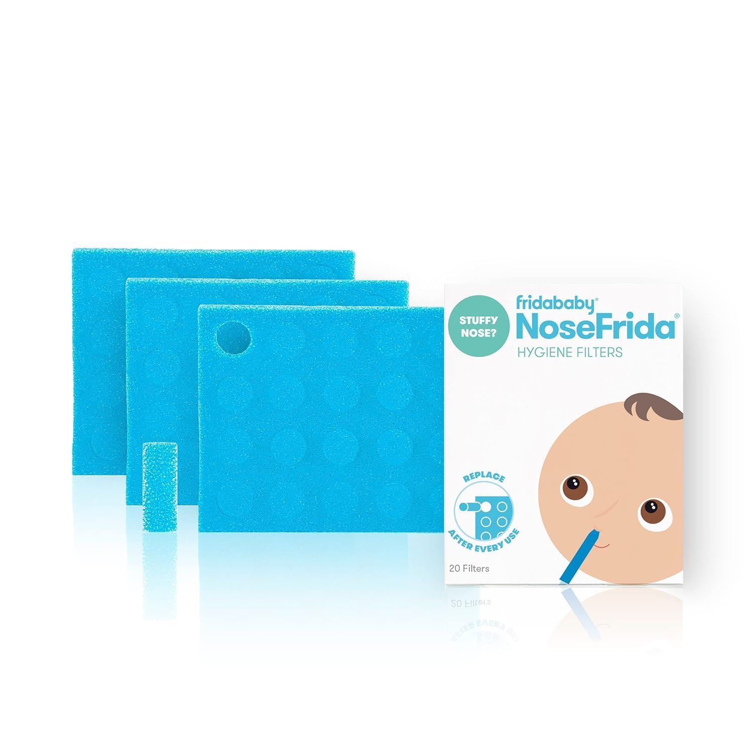 Frida Baby Nasal Aspirator Original 60 Nose Frida Filter Refills, Repl ...