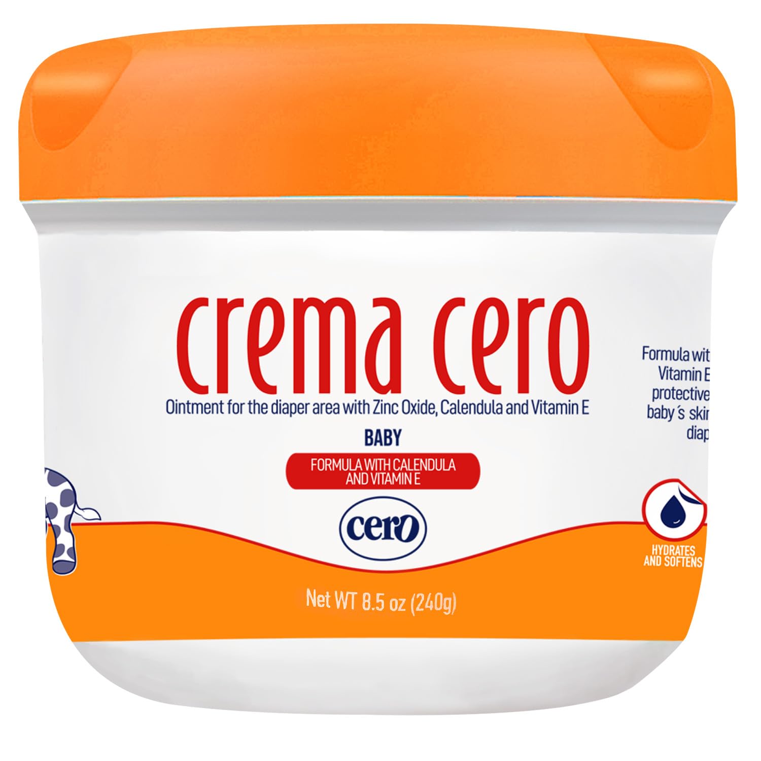 Crema Cero Diaper Rash Cream For Baby With Zinc Oxide And Calendula ...