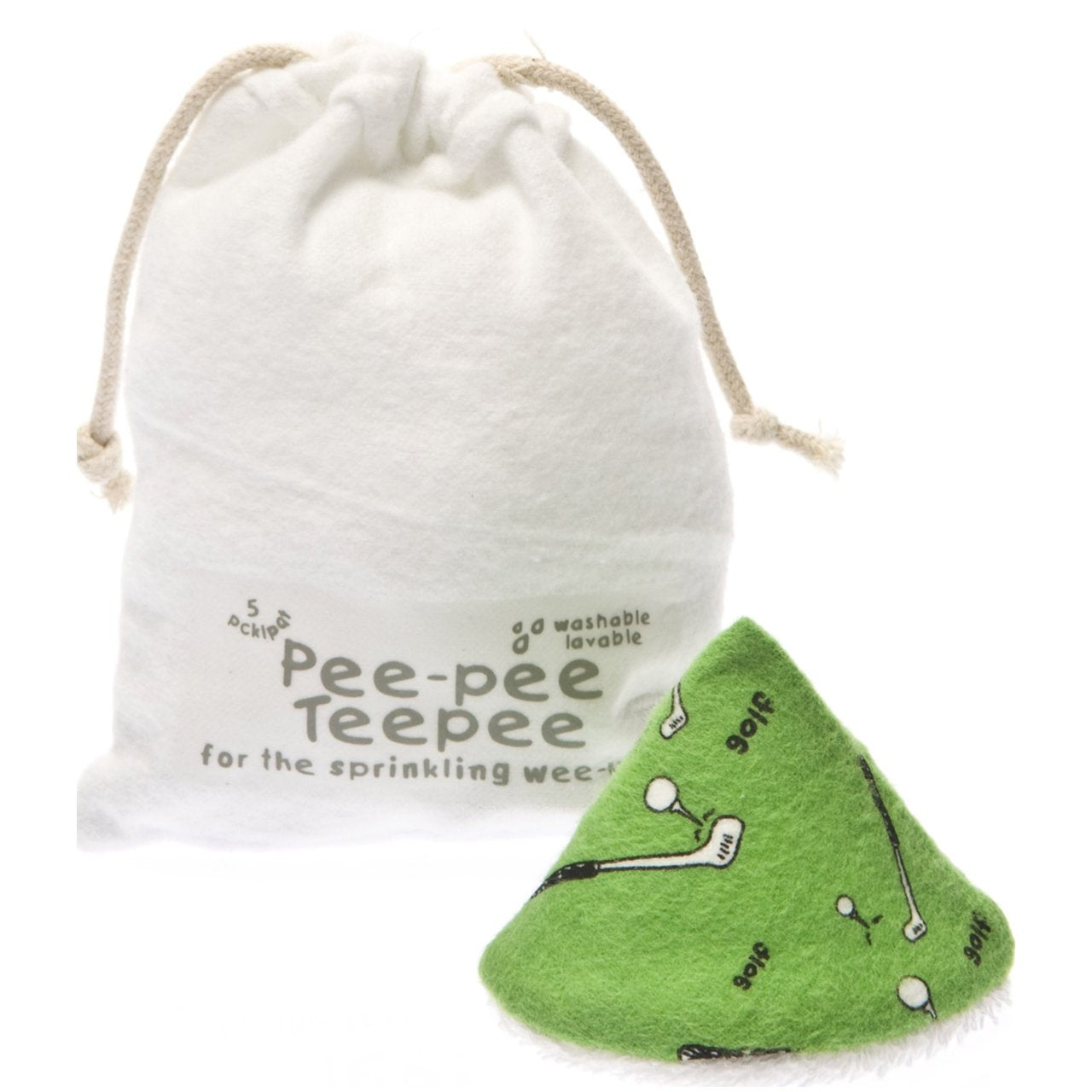 Beba Bean Pee-Pee Teepee Golf Green - Laundry Bag, Pt3075 – Cutebabybuy