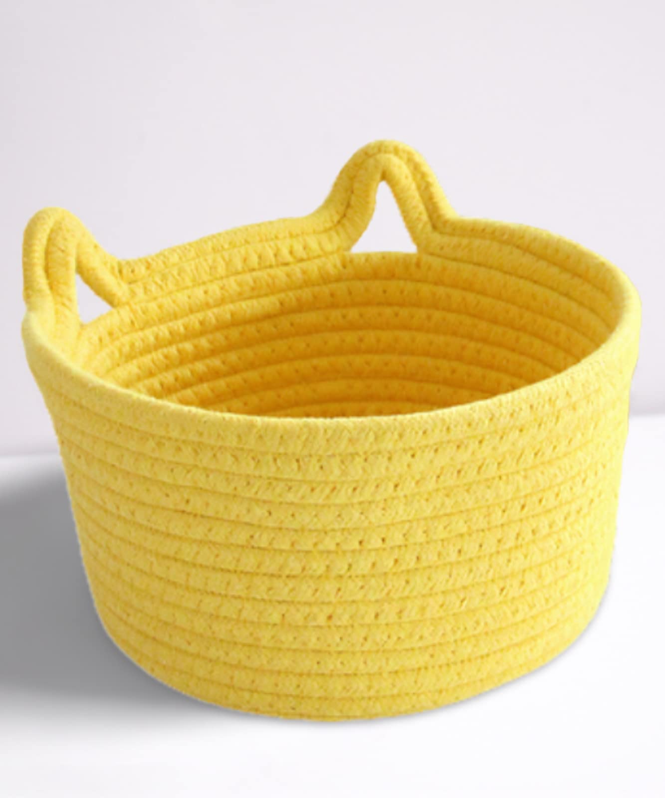 Cafshion Large Toy Basket With Cat Ears, Cute Basket Pet Toy Organizer ...