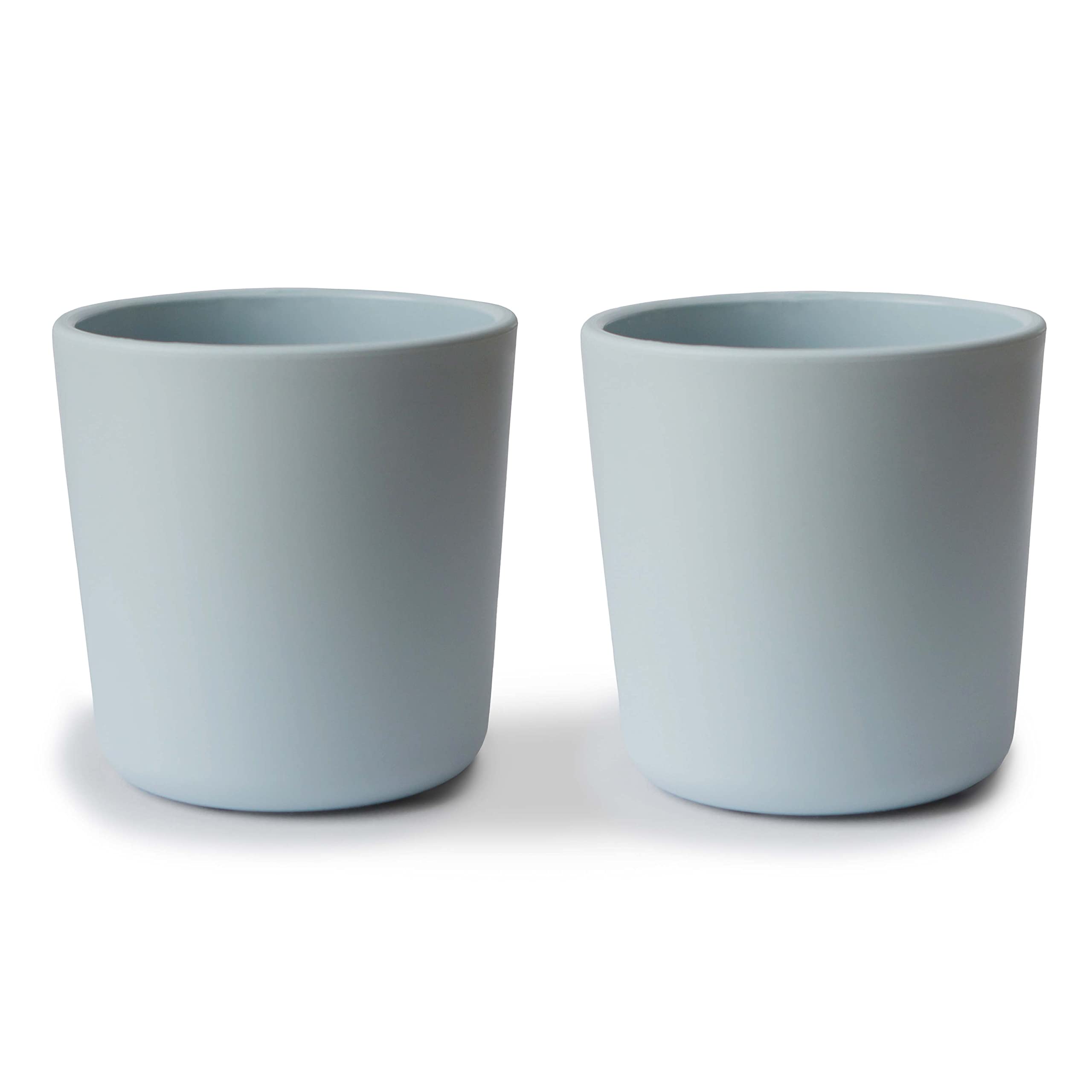 Mushie Dinnerware Cups For Kids | Made In Denmark, Set Of 2 (Powder ...