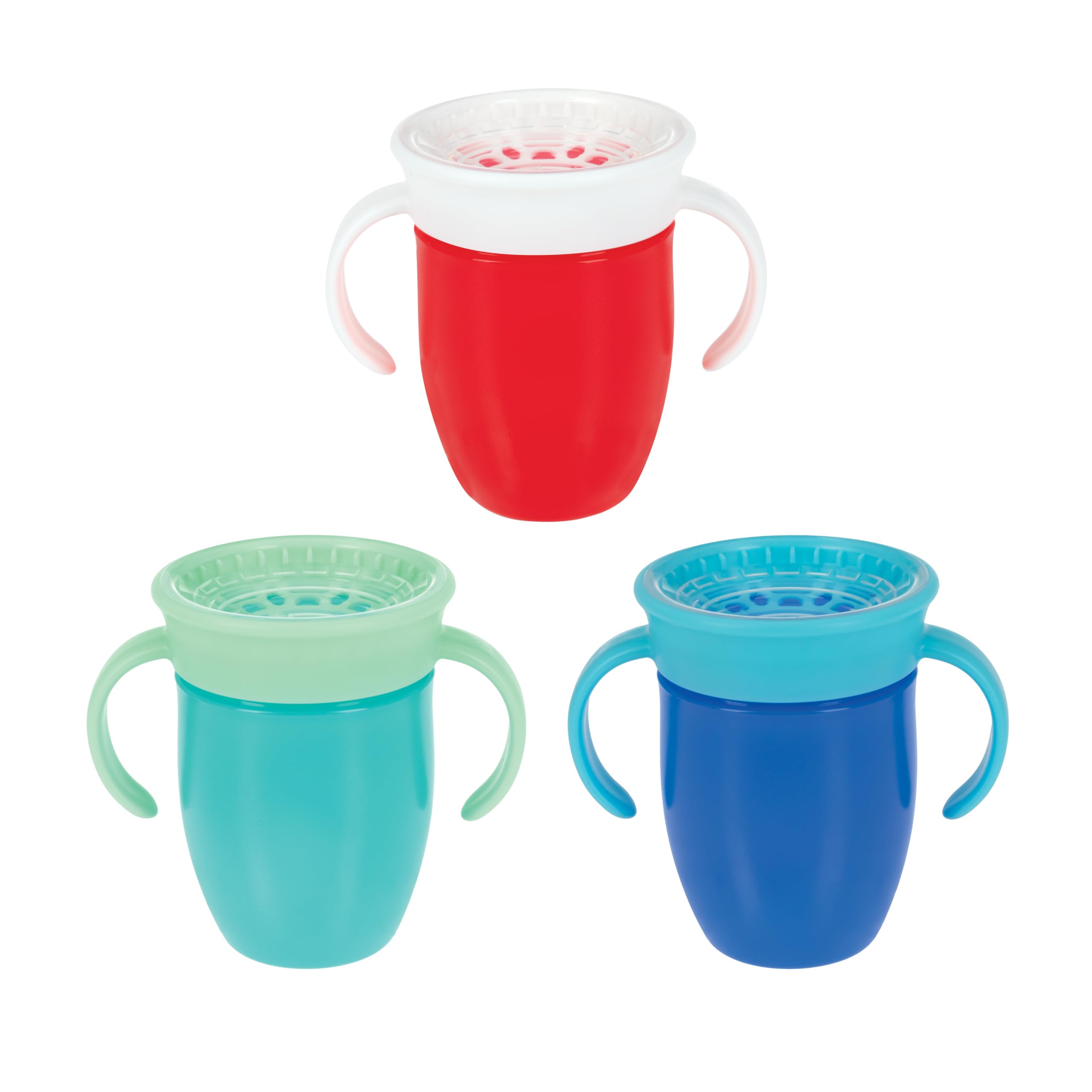 Nuby Wonder Cup With 360 Smart Edge Silicone Rim- Two-Handle Design ...