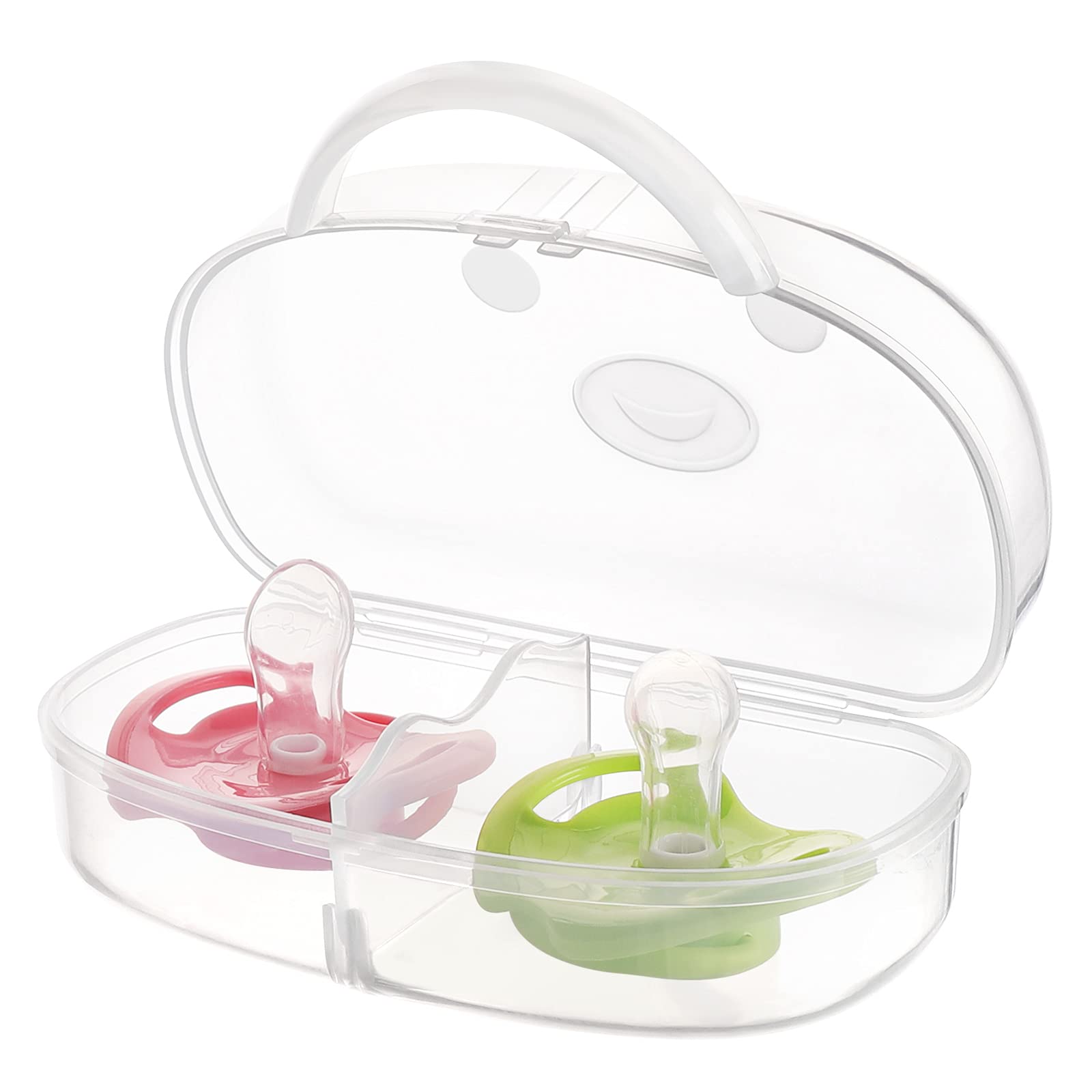 Accmor Pacifier Case, Pacifier Container Can Storage 2 Pacifiers, Baby ...