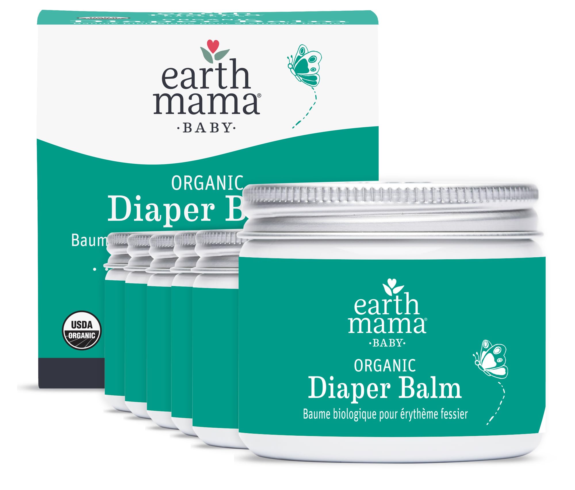 Earth Mama Organic Economy Size Diaper Balm | Diaper Cream For Baby ...