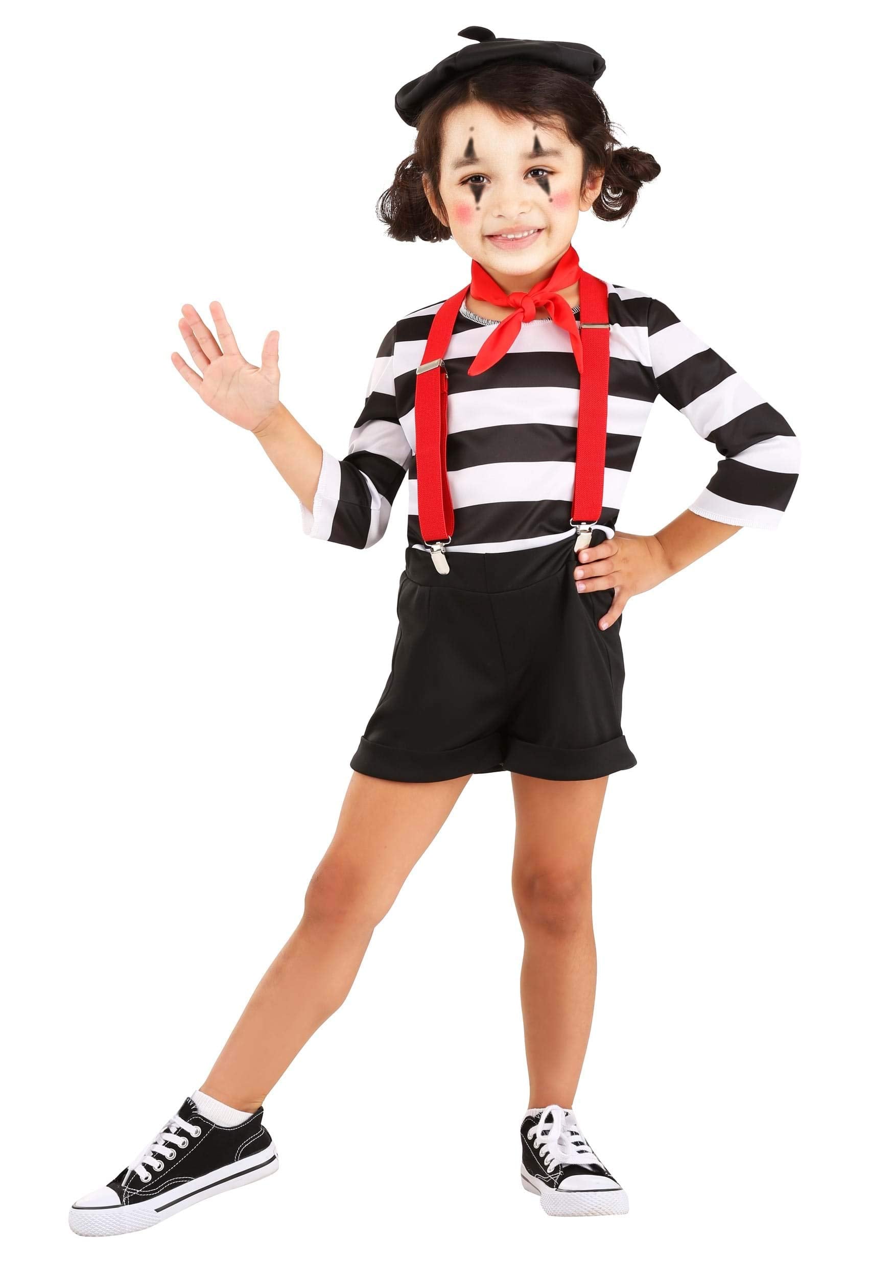 Fun Costumes - Toddler'S Mime Costume (4T, Multi-Colored) – Cutebabybuy