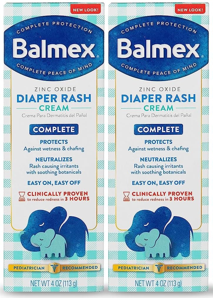 Balmex Diaper Rash Cream, 2 Count (Packaging May Vary) – Cutebabybuy