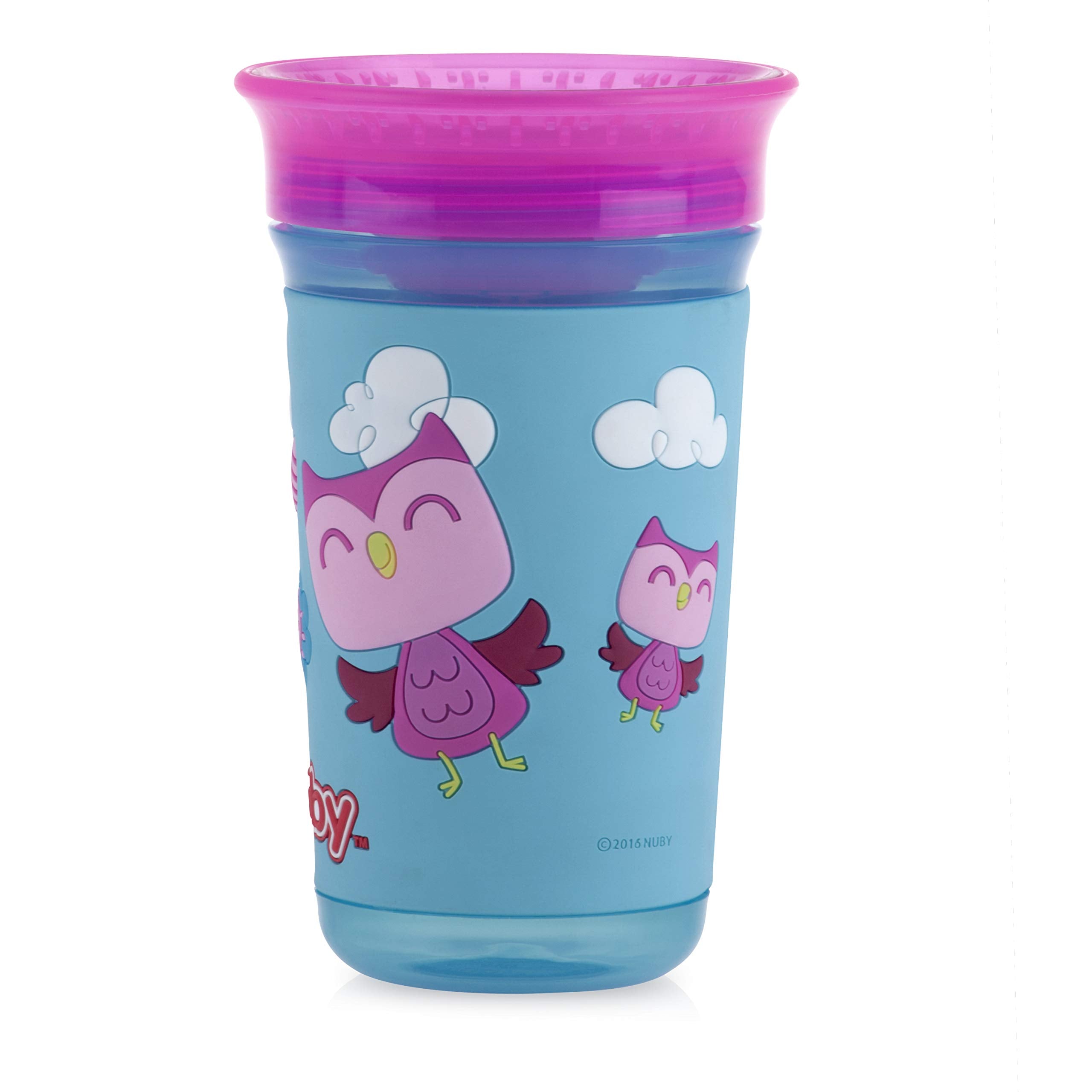 Nuby 360 Degree Easy Sip 3D Grip Wonder Cup With Printed Silicone ...