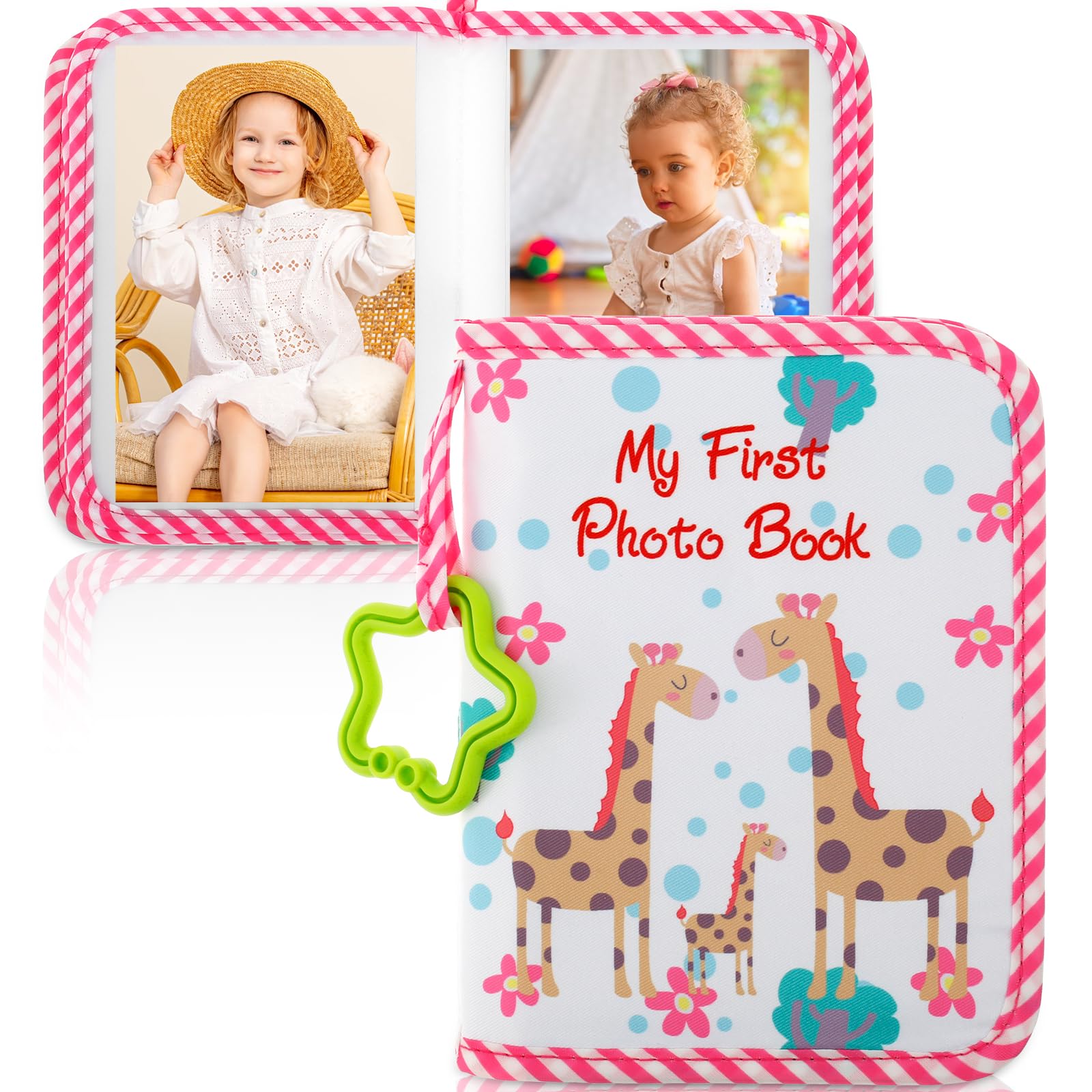 Baby Photo Album Practical First Photo Album Cute Soft Cloth Photo Boo ...