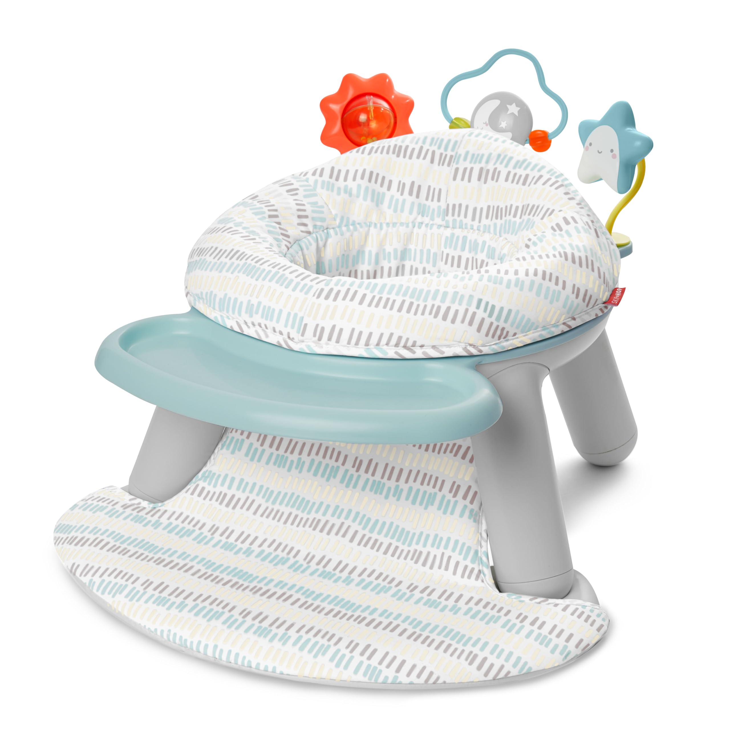 Skip Hop 2-In-1 Sit-Up Activity Baby Chair, Silver Lining Cloud ...