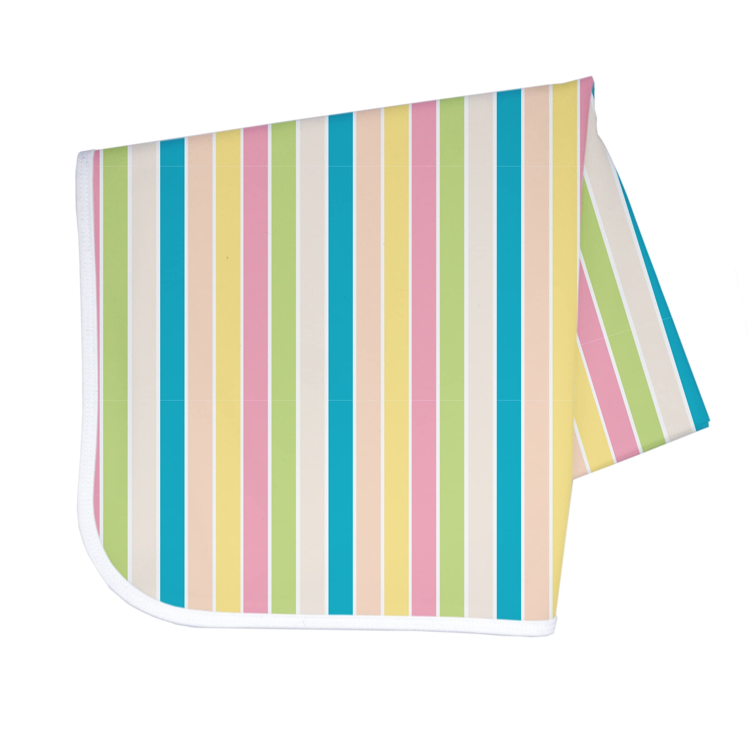 Bapronbaby Rainbow Stripes Splash Mat - Waterproof Catch-All For Under ...