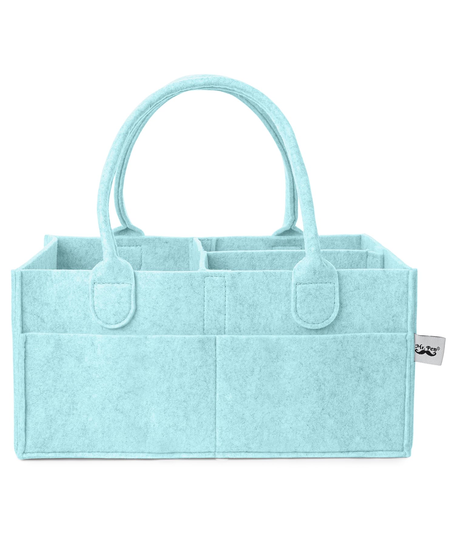 Mr. Pen- Baby Diaper Caddy Organizer, Mint Whisper, Baby Caddy Organiz ...
