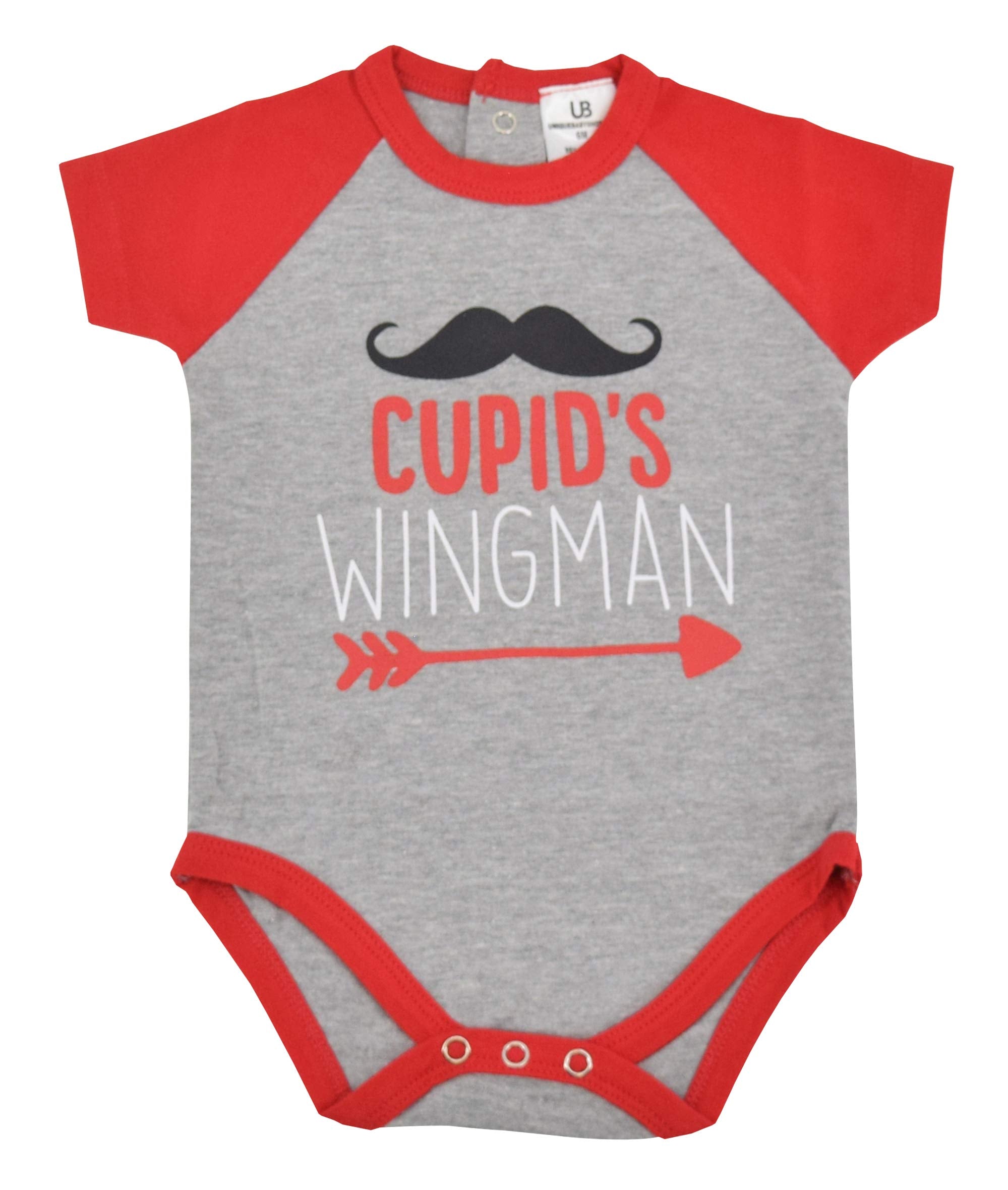 Unique Baby Boys Cupids Wingman Valentine'S Day One-Piece Layette (New ...