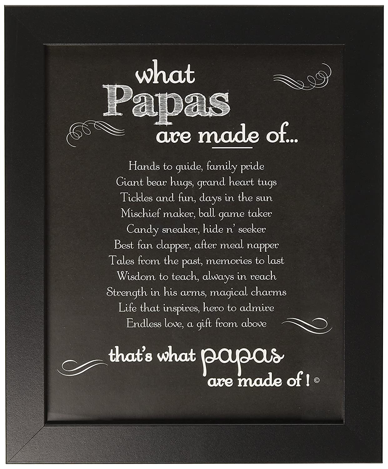 Papa Chalkboard Frame - Gift For Papa For Father'S Day, Birthday, Birth ...