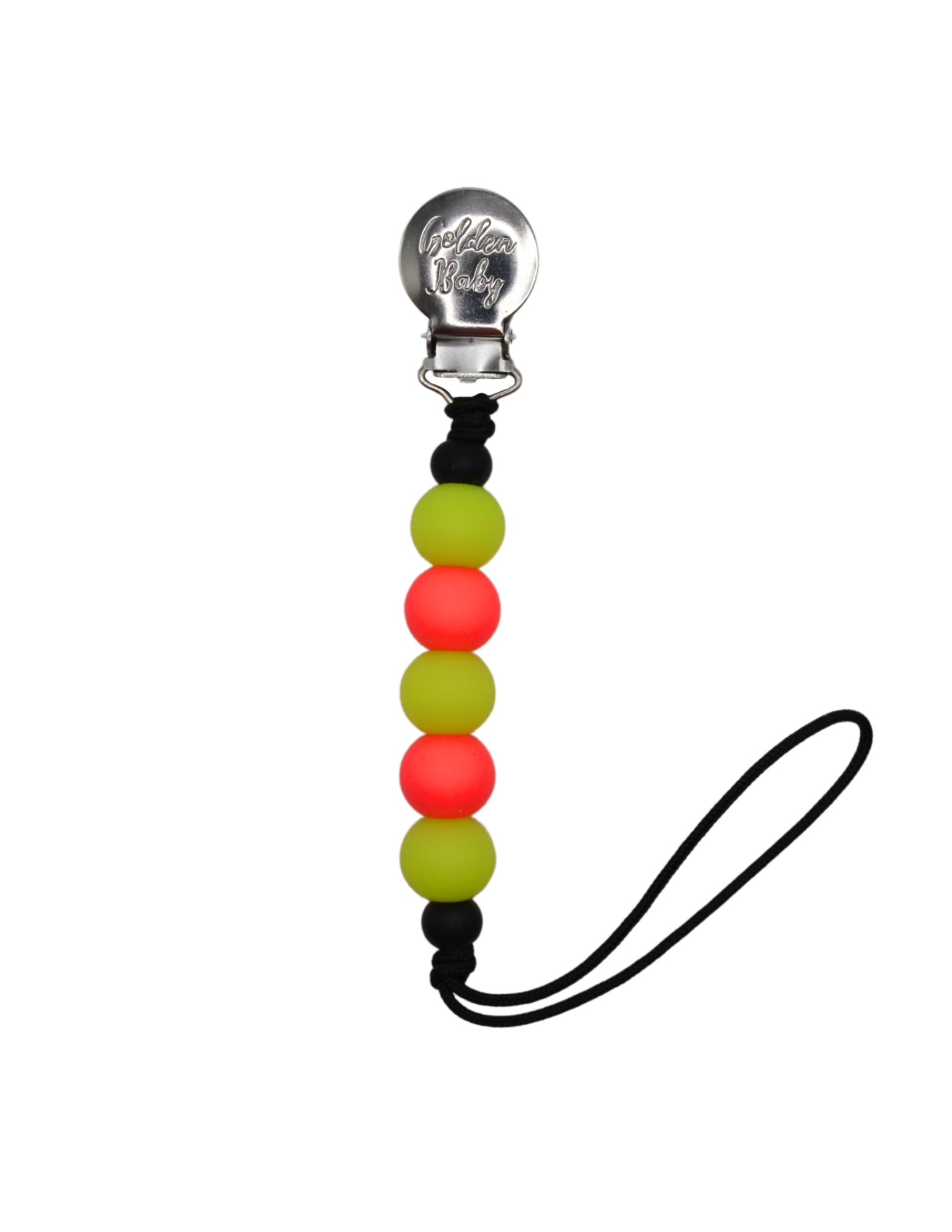 Glow in the Dark Pacifier Clip // Yellow & Neon Pink – Cutebabybuy