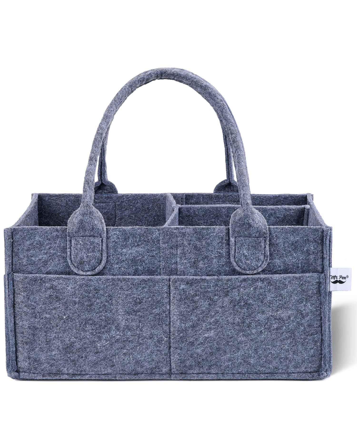 Mr. Pen- Baby Diaper Caddy Organizer, Charcoal Gray, Diaper Organizer ...
