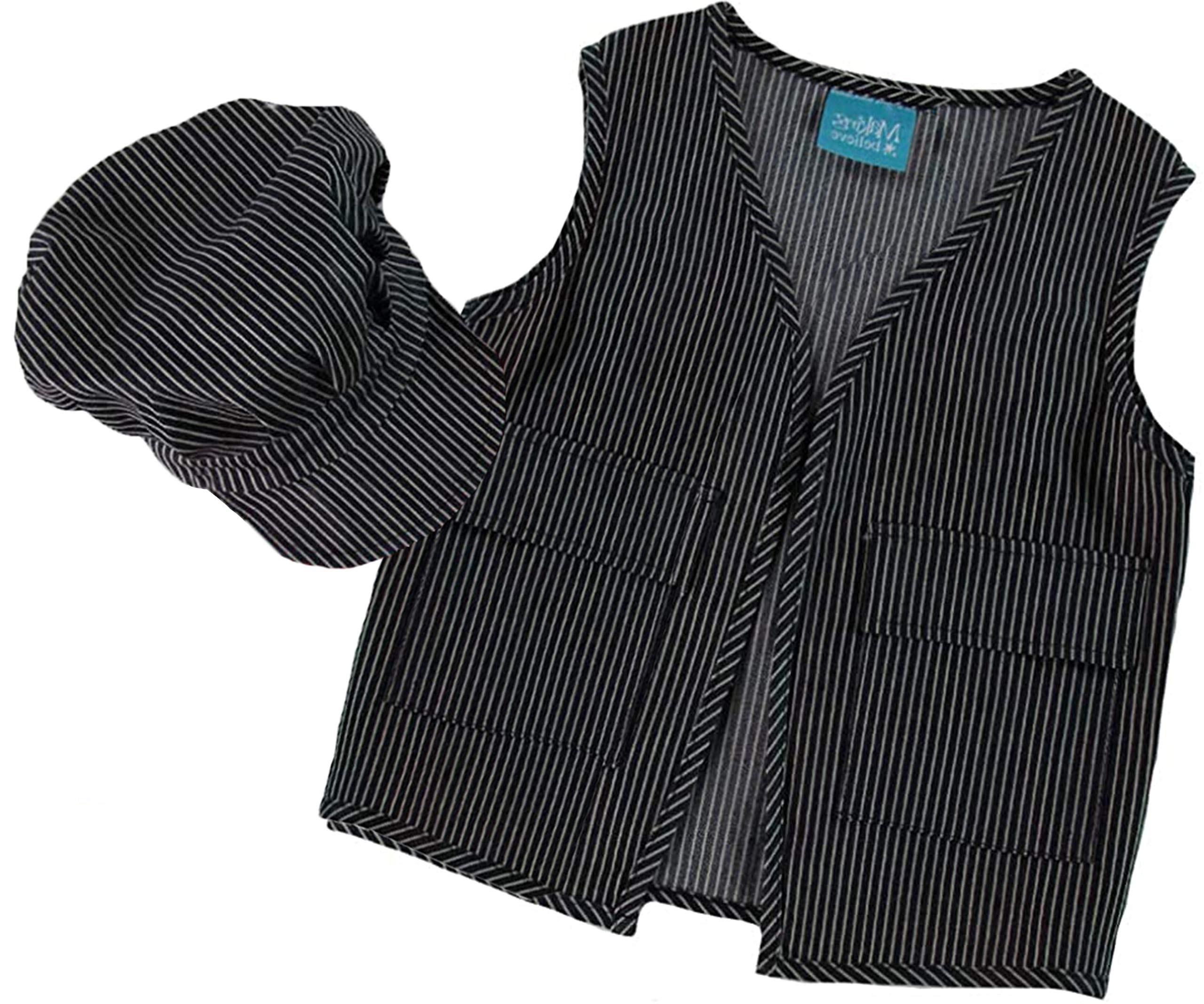 Making Believe Kids Train Conductor Vest And Hat Costume Accessories ...