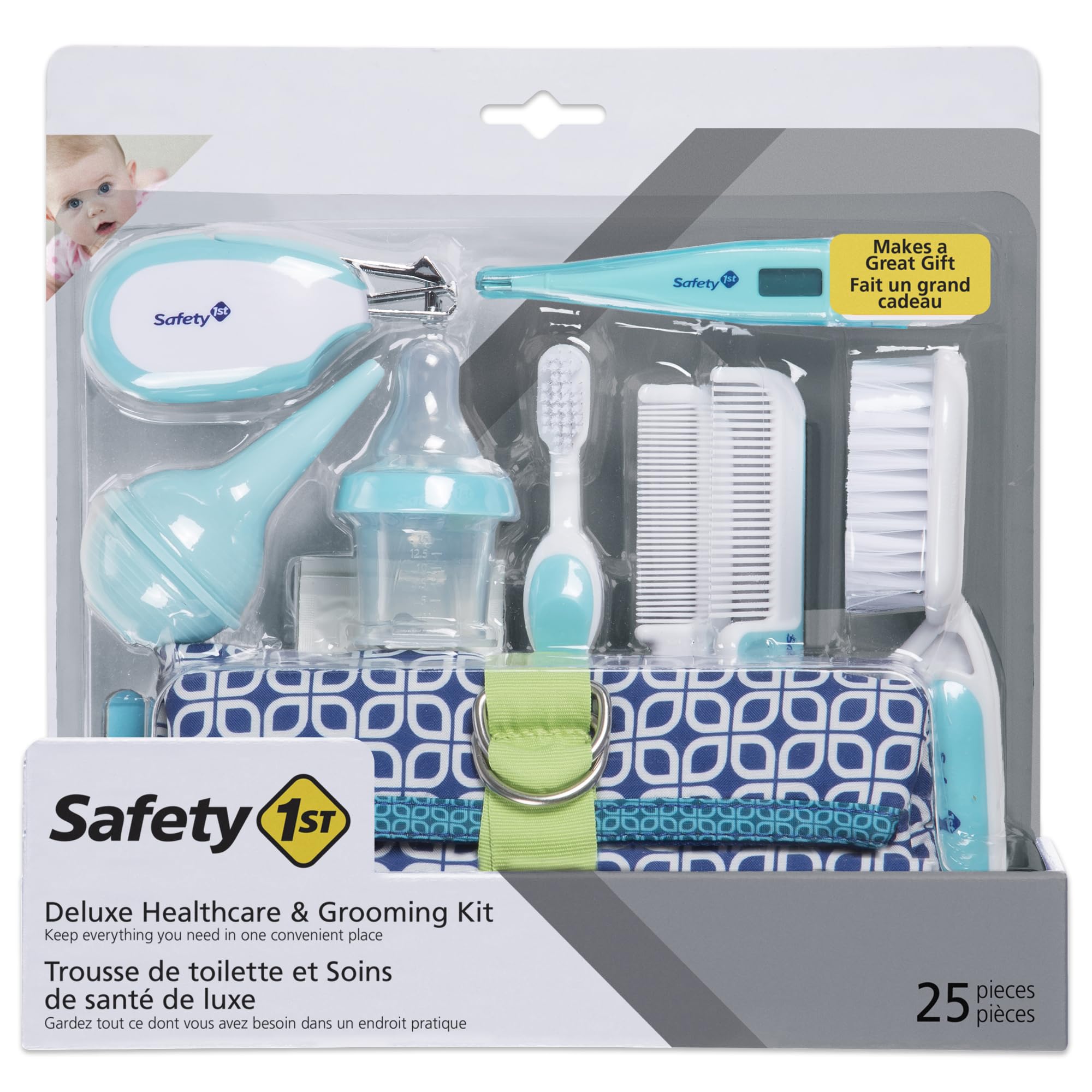 Safety 1St Deluxe 25-Piece Baby Healthcare And Grooming Kit (Arctic ...