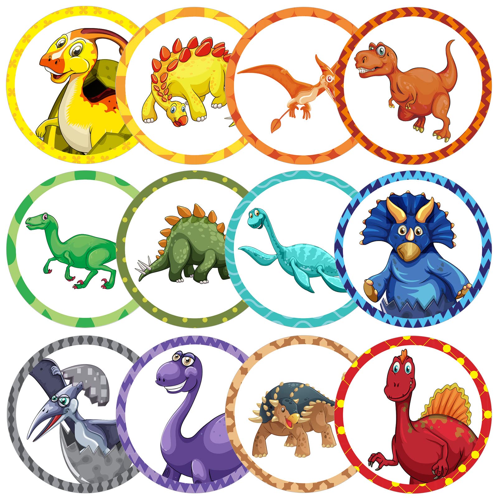 Laumoi 120 Pcs Toilet Targets For Boys Training Flushable Dinosaur ...