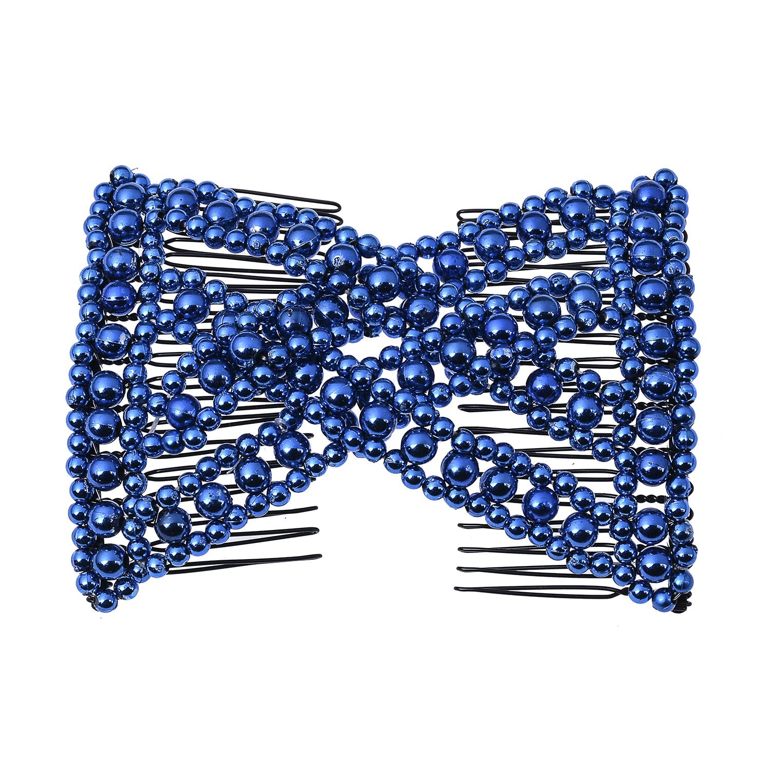 Lovef 6 Colors Easy Stretch Hair Comb Magic Hand-Beaded Hair Styling C ...