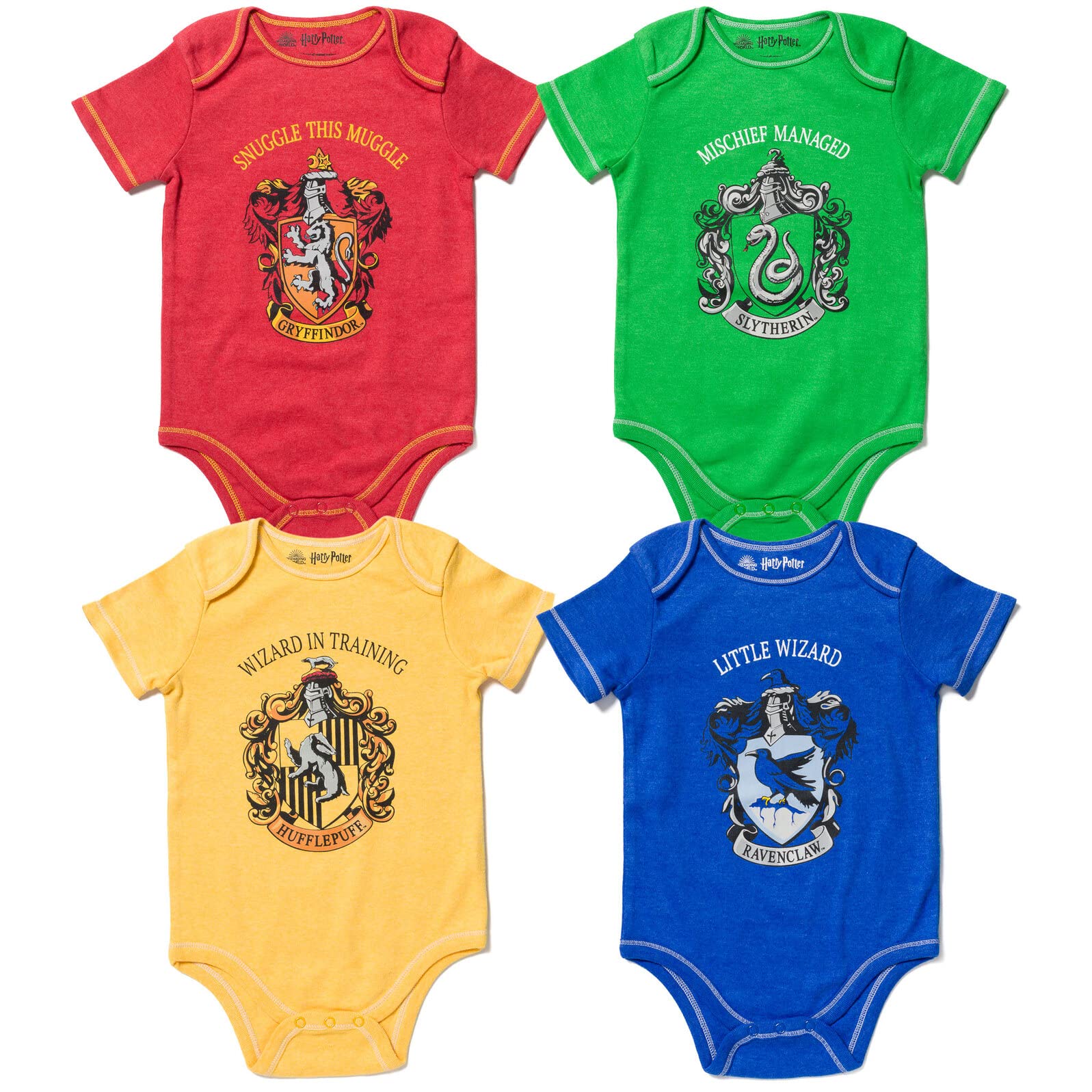 Harry Potter Gryffindor Hufflepuff Ravenclaw Slytherin Infant Baby Boys ...
