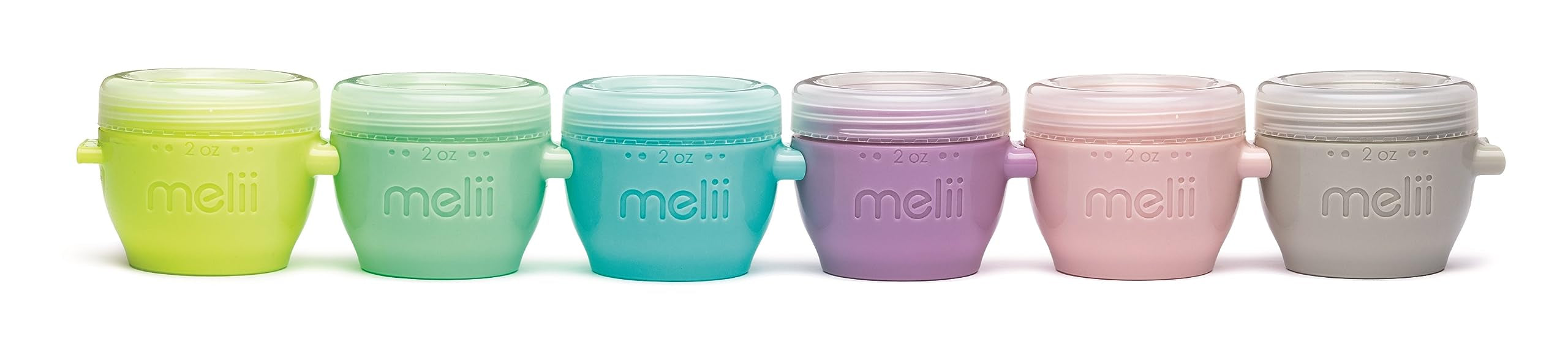 Melii Snap & Go Baby Food Storage Containers With Lids, Snack ...
