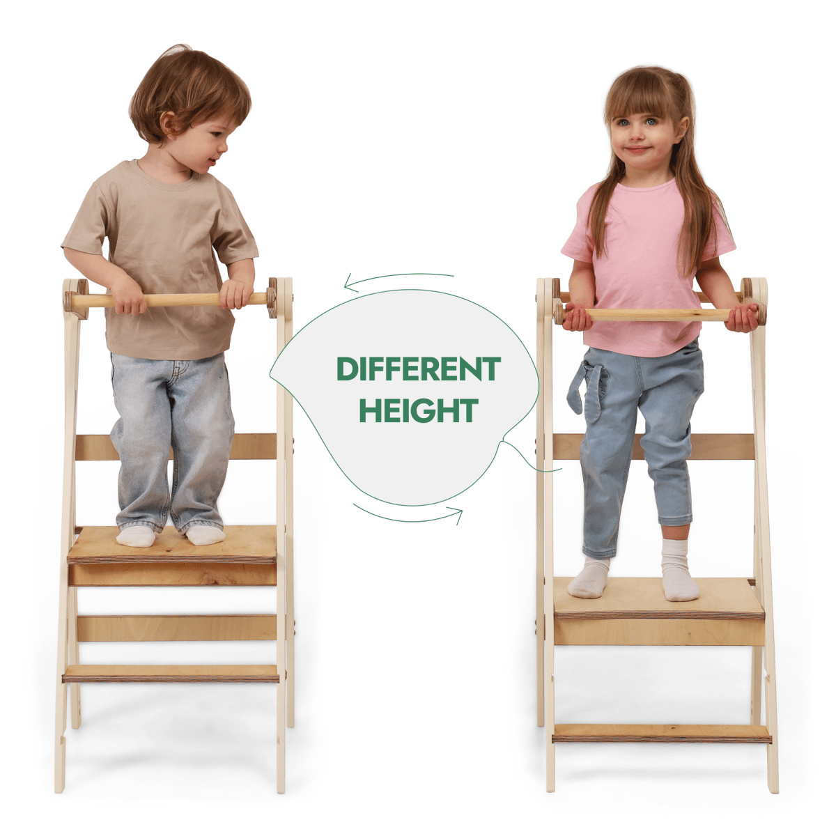 Adjustable Montessori Tower - Kids Step Stool – Cutebabybuy