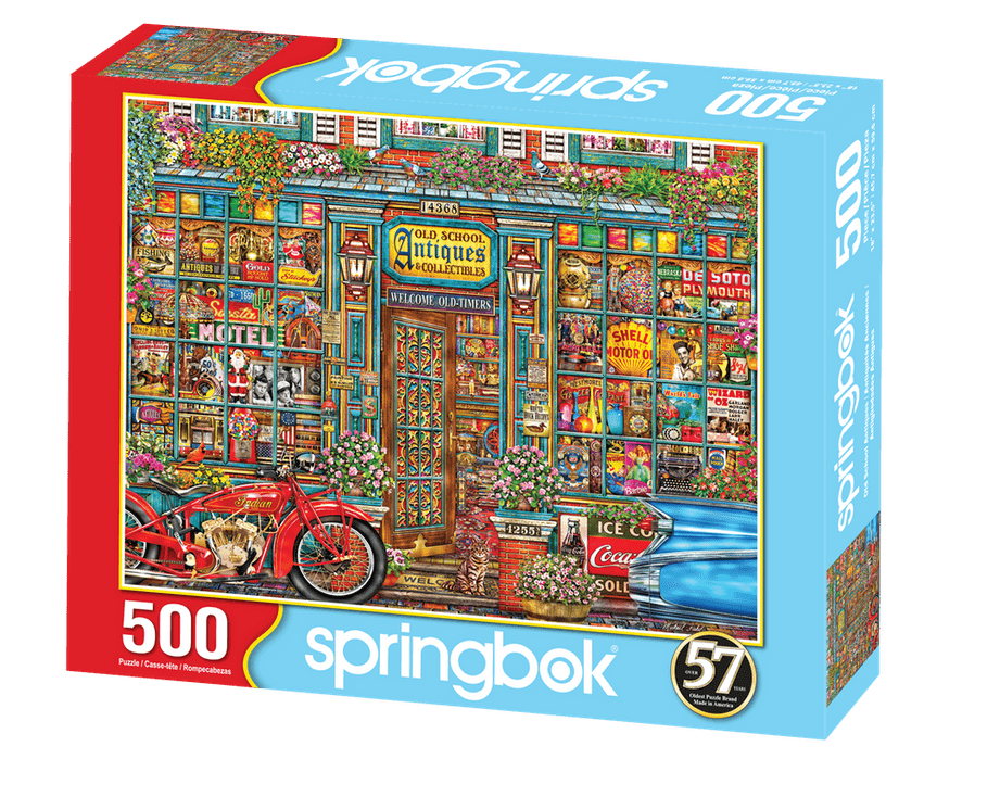 Old School Antiques 500 Piece Jigsaw Puzzle by Springbok Puzzles ...